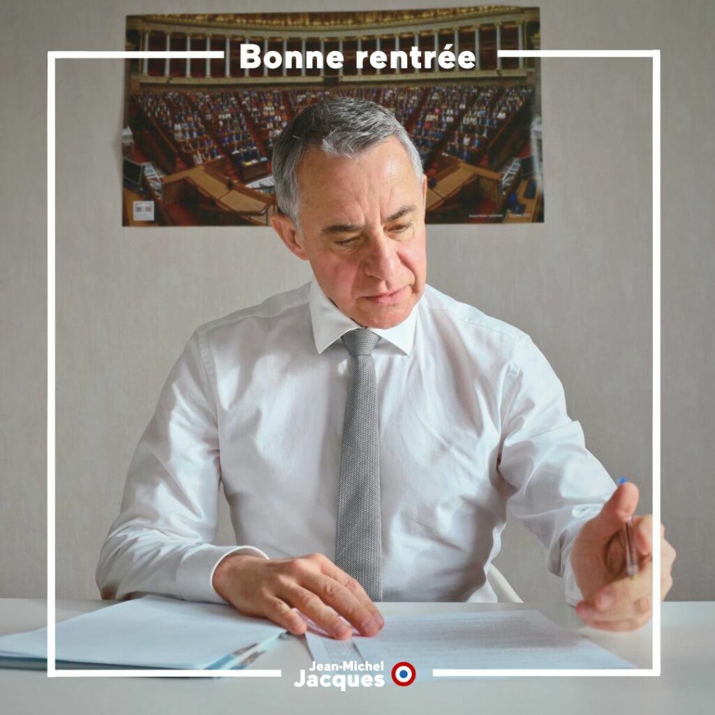 Bonne rentrée ! - Jean-Michel Jacques Député